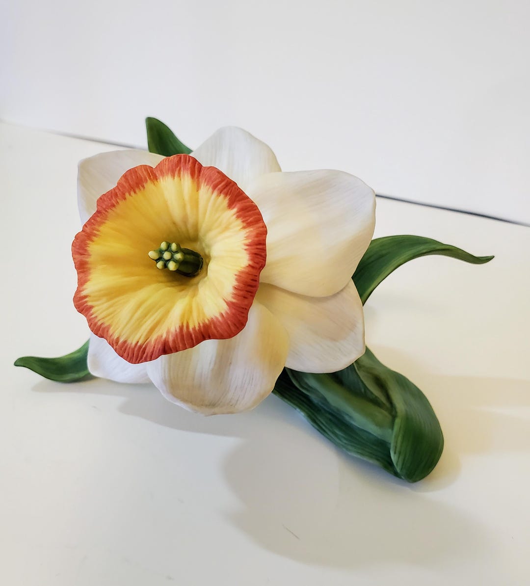 Lenox "bright Eyed Daffodil" Ceramic Porcelain Flower Sculpture - Part ...