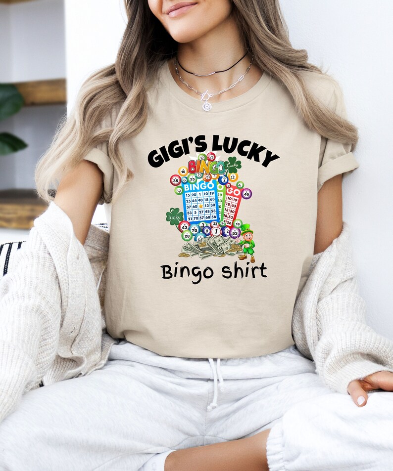 Gigi's Lucky Bingo Shirt, Leprechaun Tee - Etsy