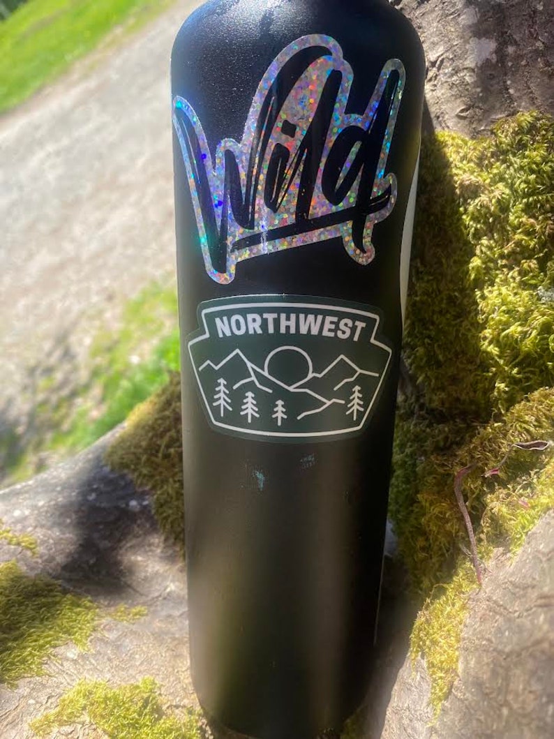 NORTHWEST ROCKS! | Sticker | Pacific Northwest | Mountains | Sun |trees ...