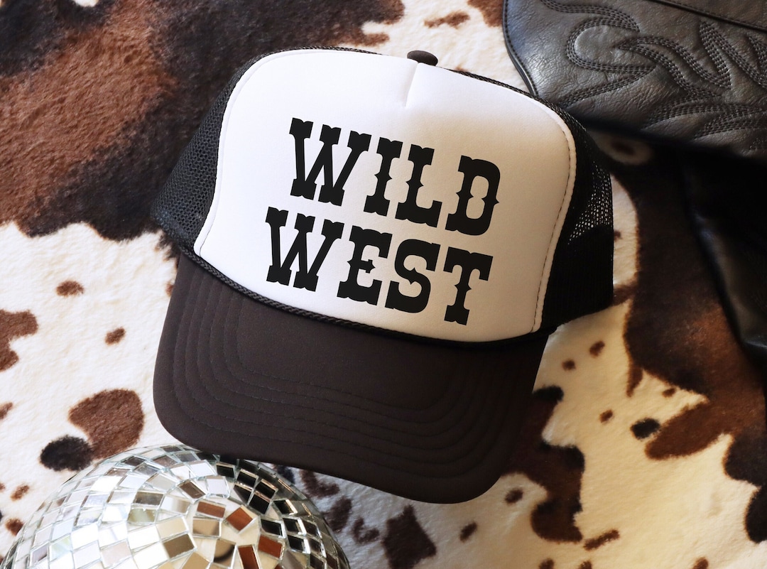 Wild West Hat, Wild West, Trucker's Hat, Cowboy Hat, Vintage Style ...