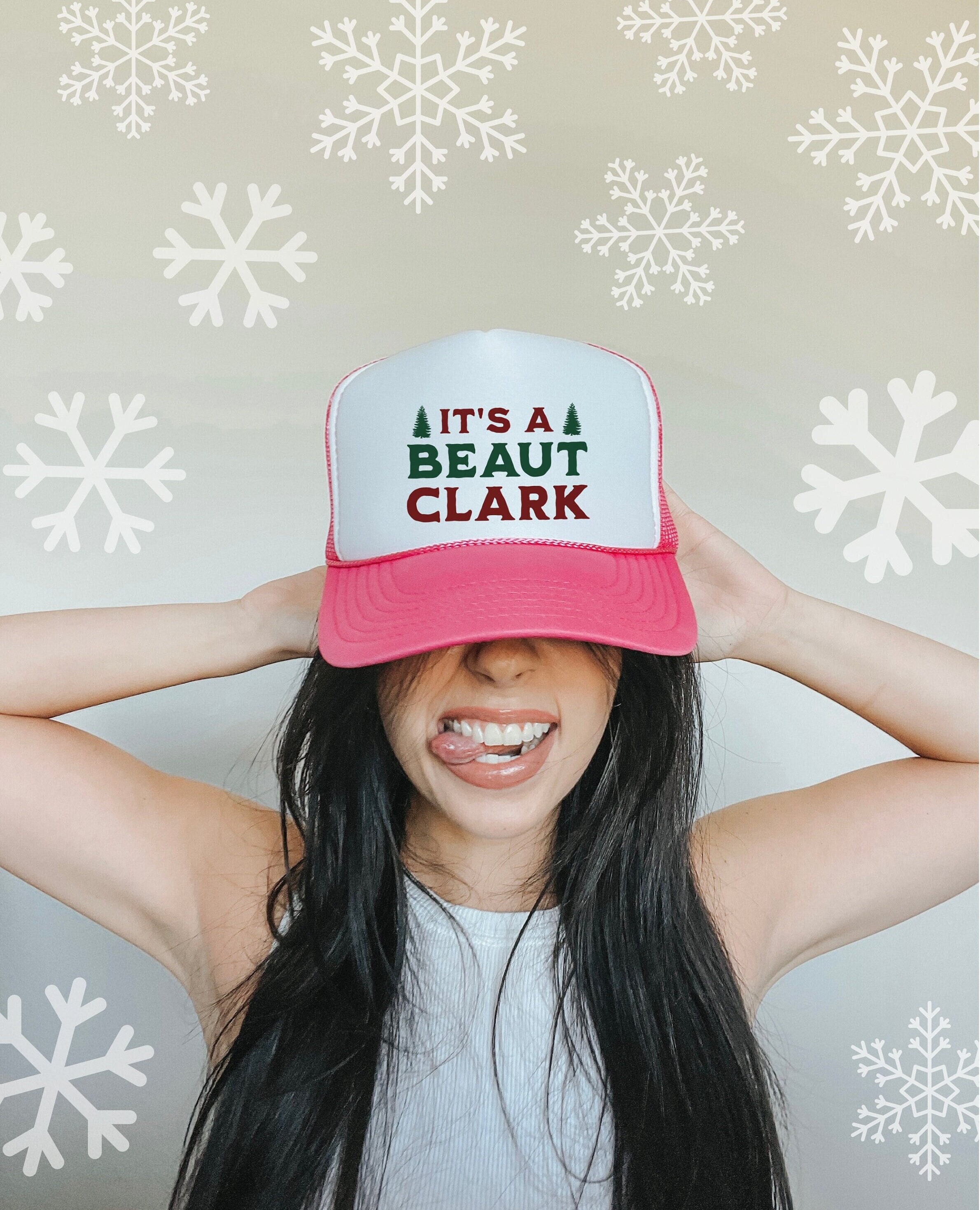 Christmas Hat, Choice of 3, Xmas Vacation Hat, Christmas Trucker Hat ...