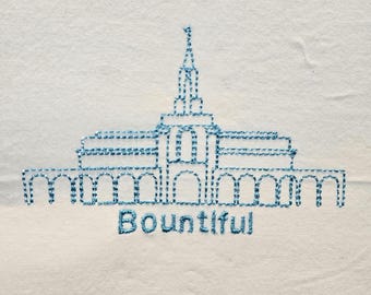 Orem Utah Temple Machine Embroidery Pattern - Etsy