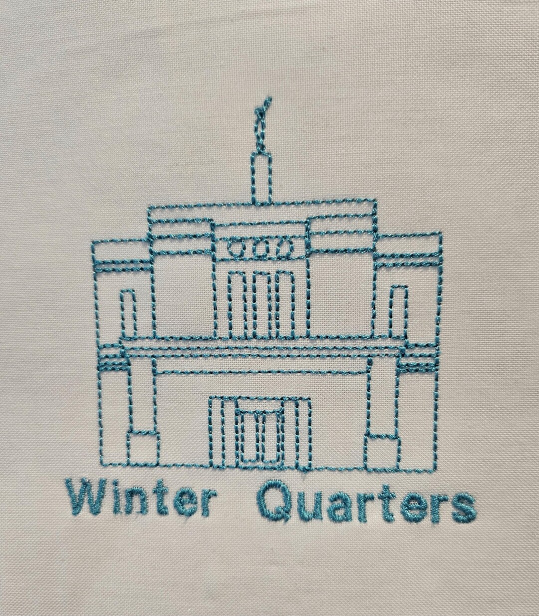 Winter Quarters LDS Temple Machine Embroidery Pattern - Etsy