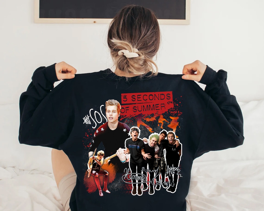 5 Seconds of Summer PNG, 5SOS Band Svg, Vintage the Show Tour 5 Seconds ...