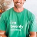 I'm Twenty Something, 20's Tshirt, Birthday Shirt, Birthday Tshirt ...