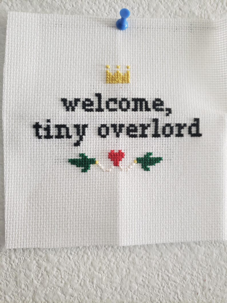 Welcome Tiny Overlord - Etsy