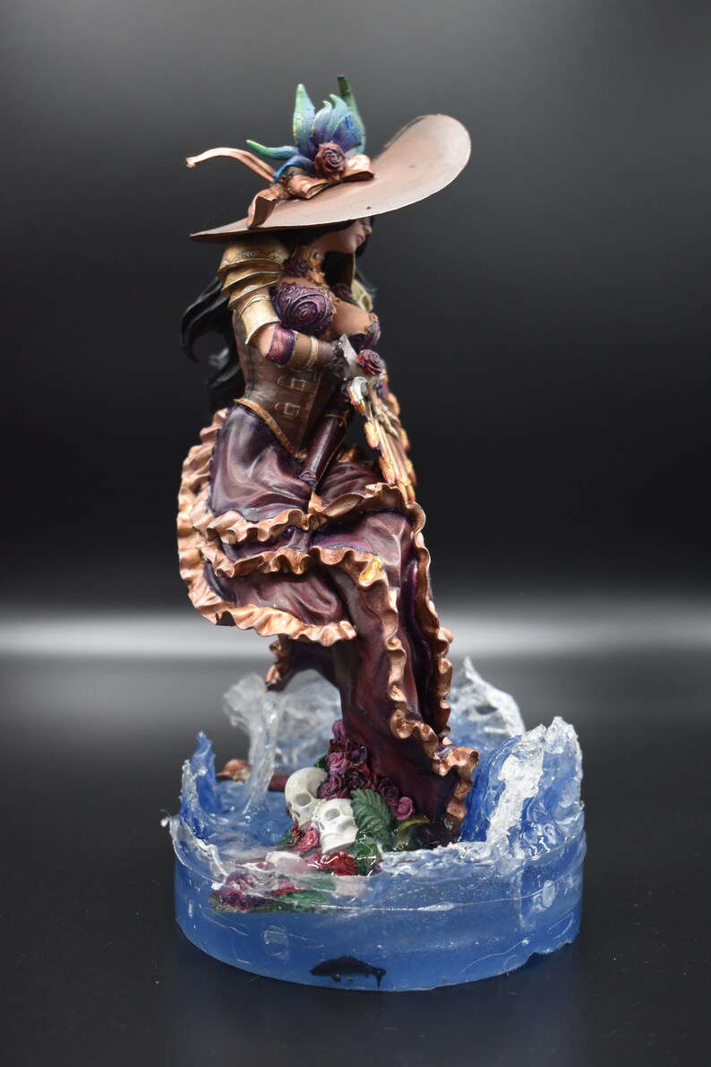 Hand-painted Pirate Queen Siren Figurine - Etsy