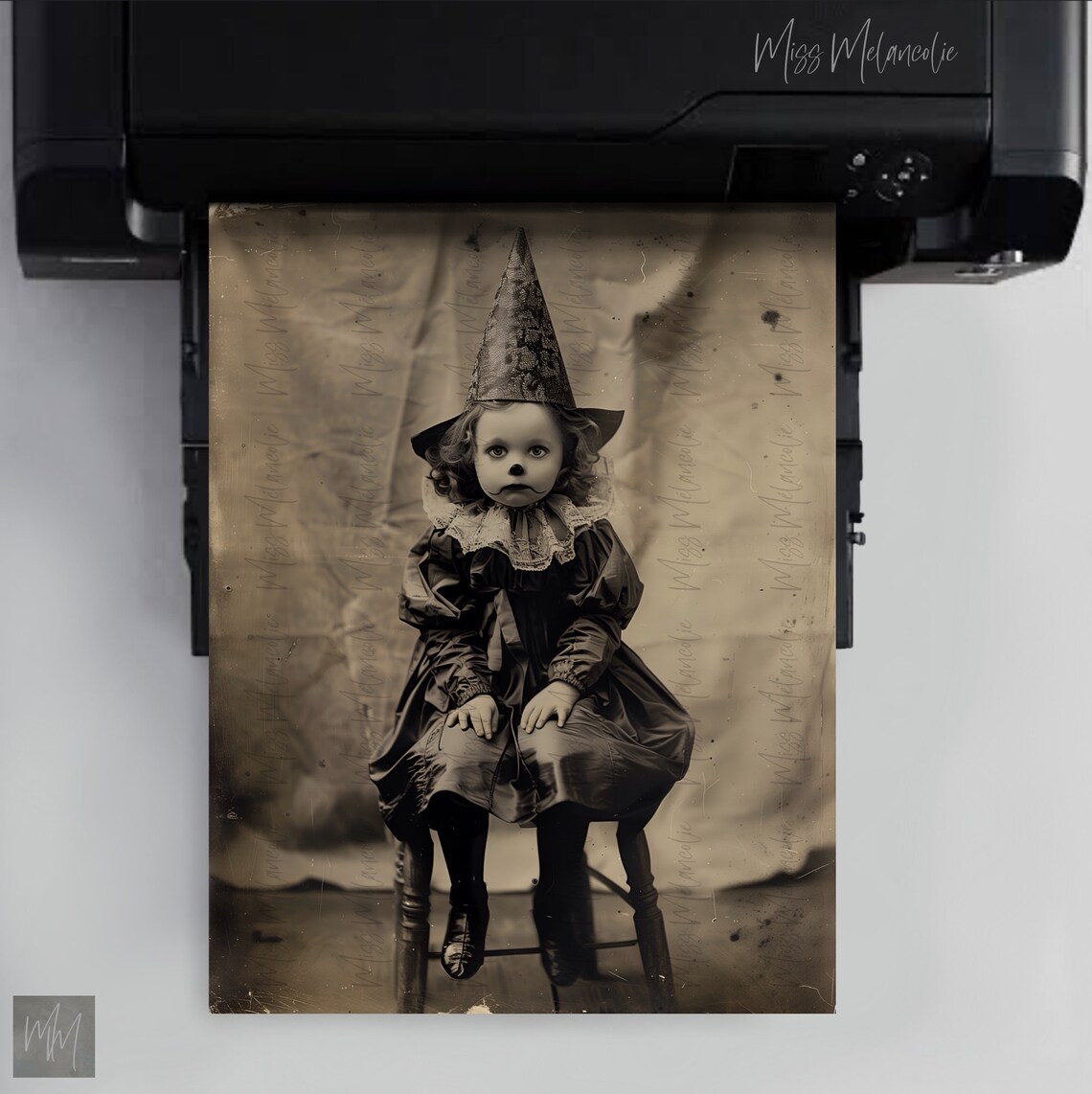 34 Artful Vintage Sepia Circus Portrait Photo Bundle, Aged Old ...