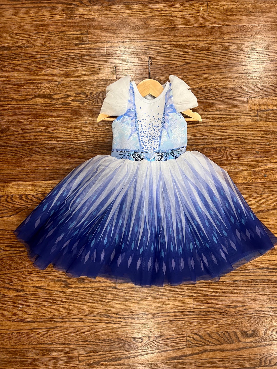 Handmade Ice Princess Blue Dress - Floor Length - Dress up - Costume ...