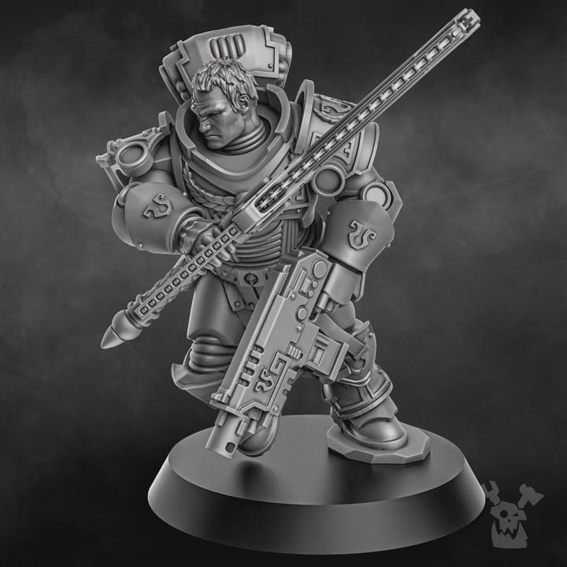 40k Titus Miniature - Etsy