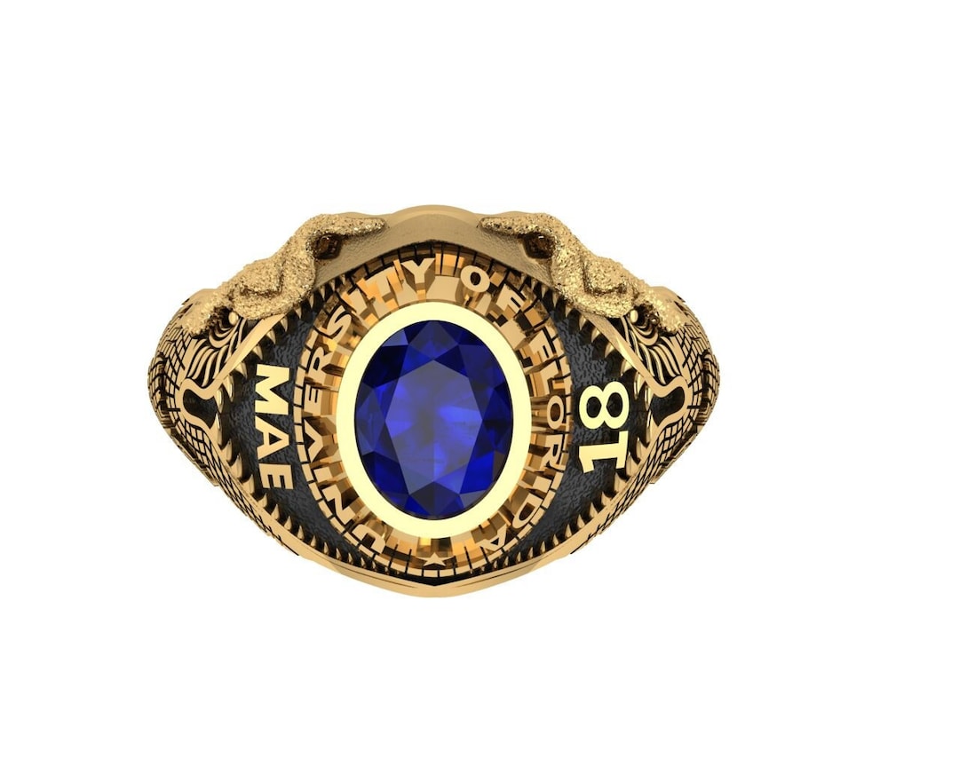 Custom Florida University Class Ring in Silver925, Custom Listing for ...