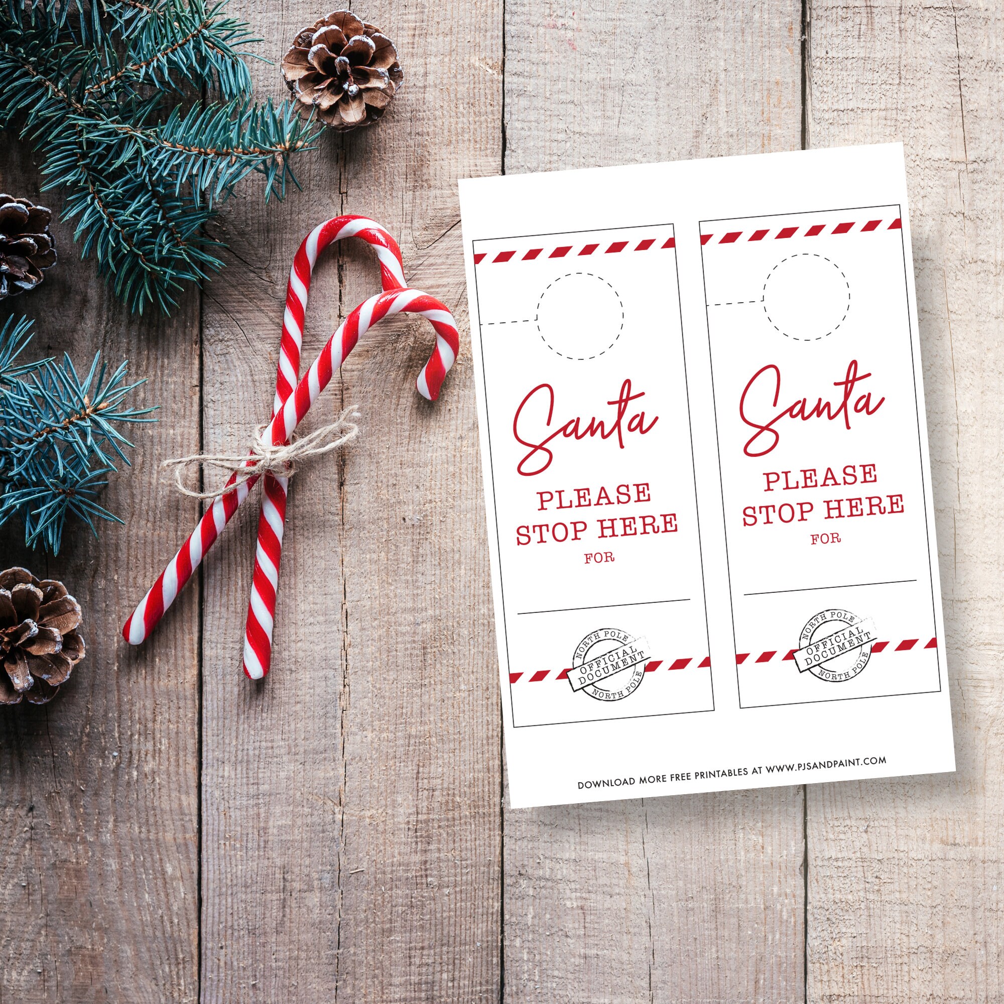 Christmas PDF Pack. Letters to Santa, Santa Placemat, Gift Tags From ...