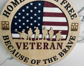 US Veteran, US Army Sign/leaner/wall Art - Etsy