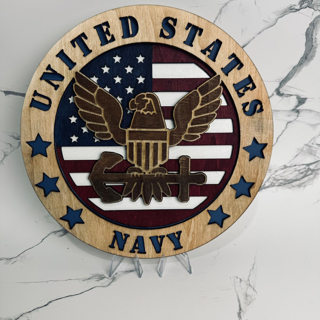 US Navy Wall Hanger/leaner/shelf Sign - Etsy