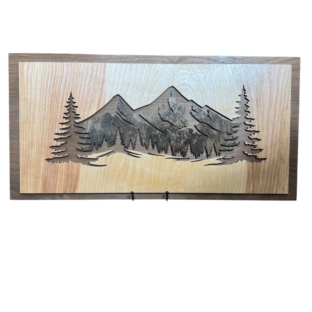 Mountain Scene Wall Art; Bring the Outdoors In: Perfect Wall Art for ...