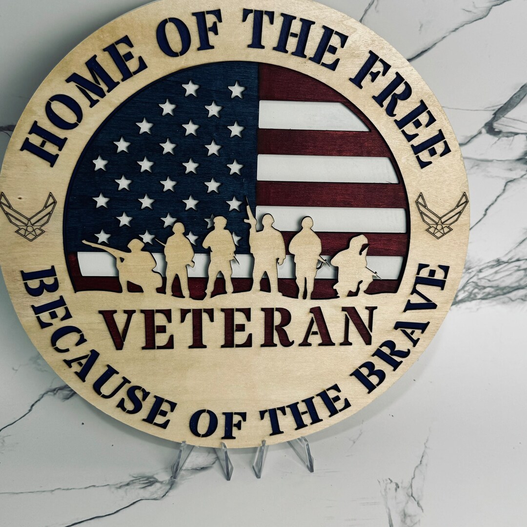 US Air Force Door Hanger / Shelf Leaner - Etsy
