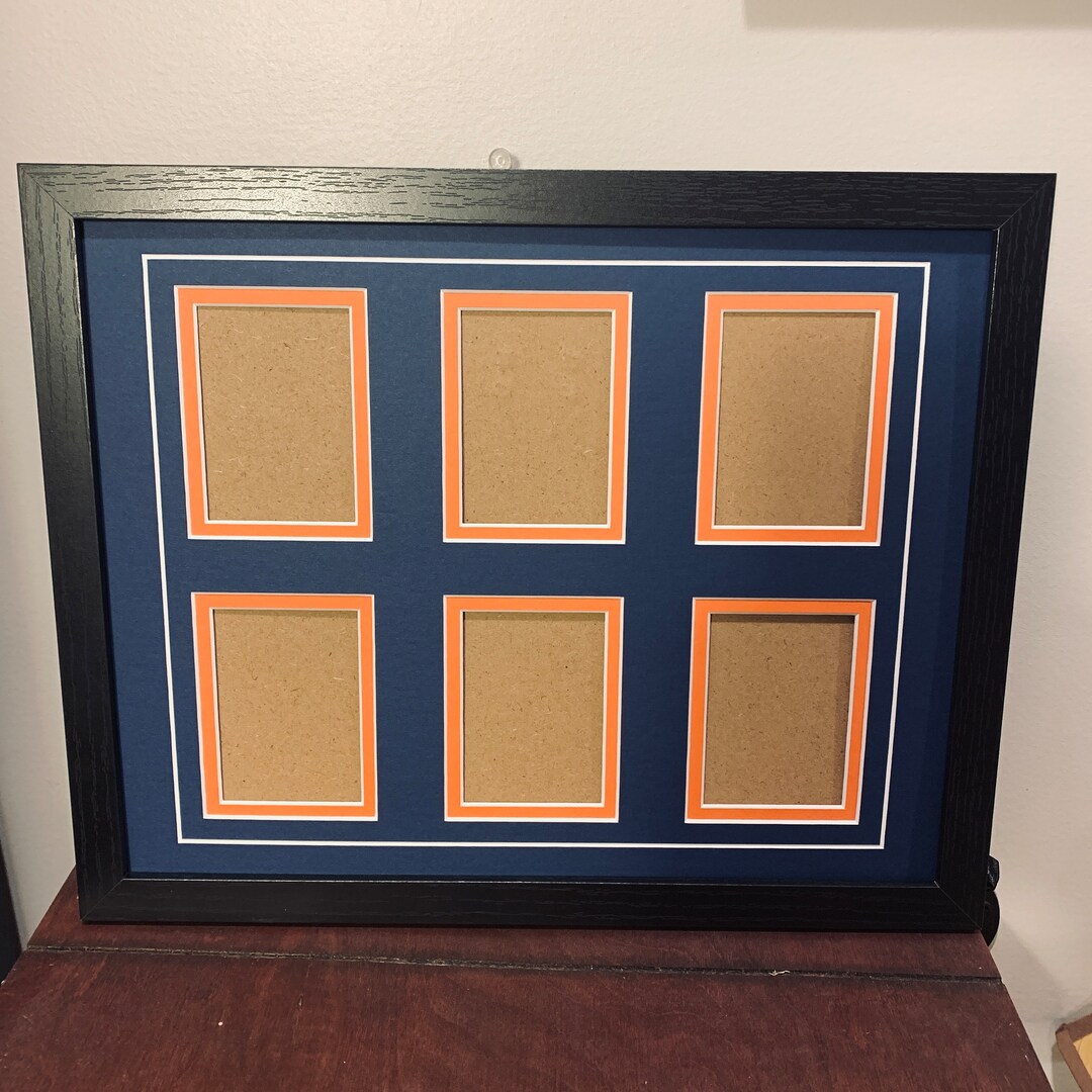 Sports Card Frame With Double Mat - Etsy