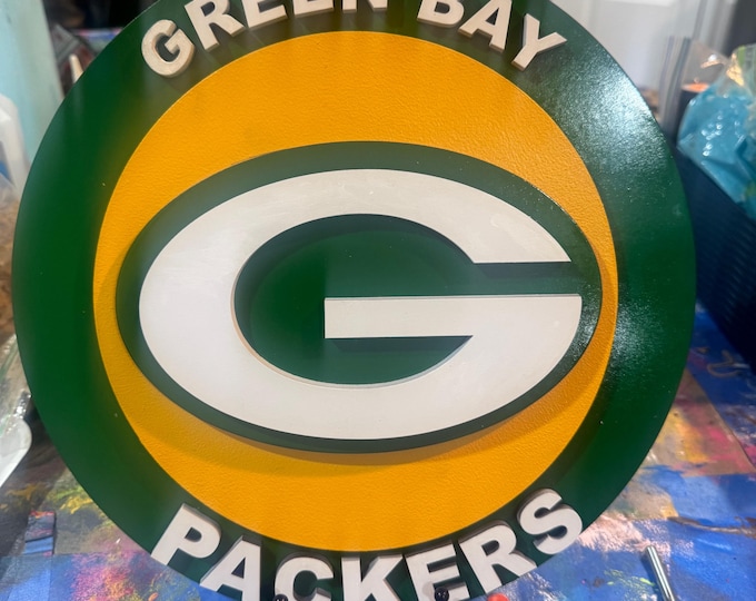 GREEN BAY PACKERS -3-D- Metal Wall Sign- - Etsy Canada