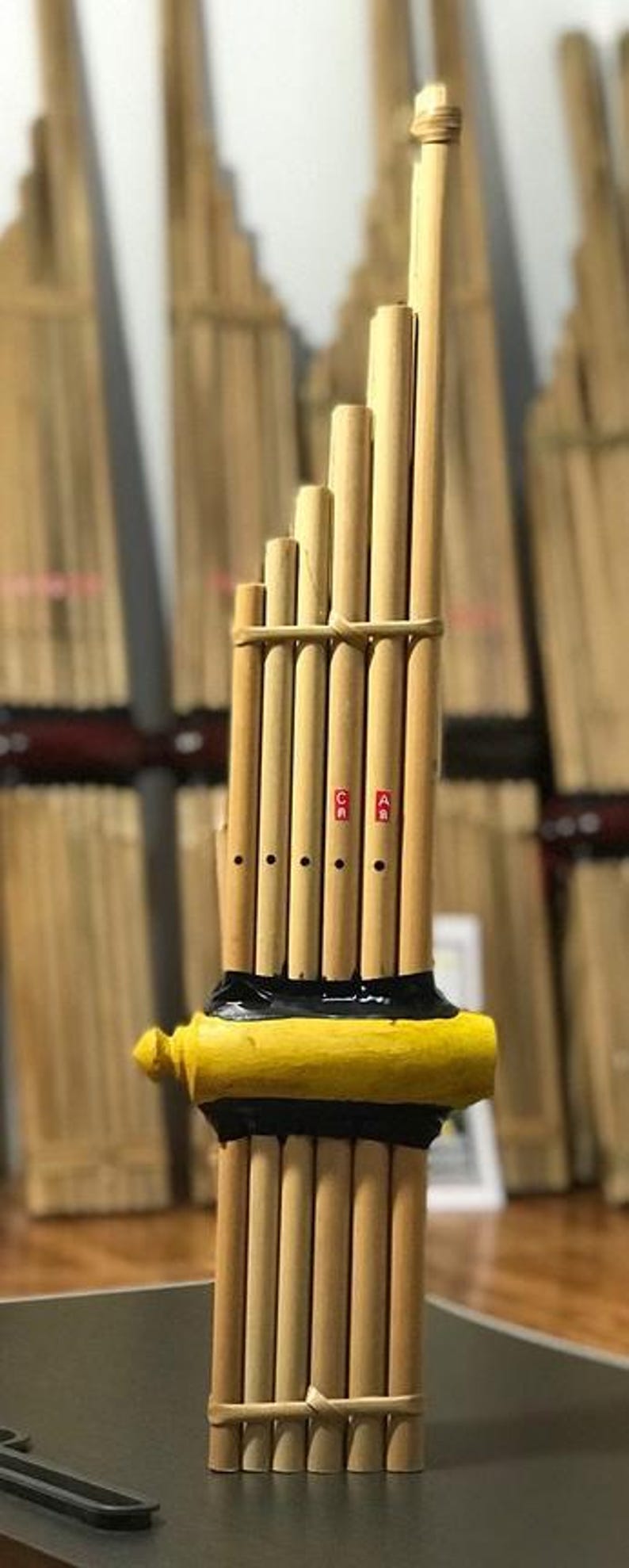 Khaen Thai Flute Harmonica for Kids, Display, Showcasing, Authentic ...