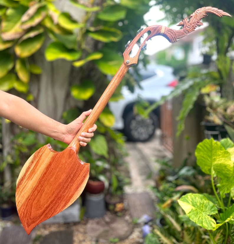 Acoustic Thai Asian Guitar 3 Strings, Isan Mandolin Musical Instrument ...