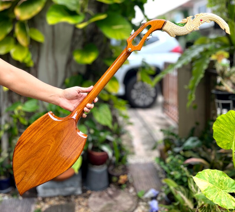 Acoustic Electric Thai Asian Guitar 3 Strings, Isarn Mandolin Musical ...