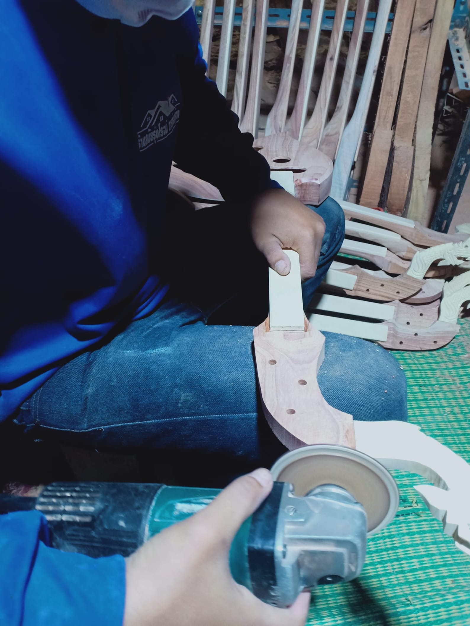 Acoustic Traditional Thai Phin (isan Lute) – 3-string Handmade Wooden ...