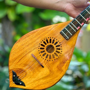 Acoustic Traditional Thai Phin (isan Lute) – 3-string Handmade Wooden ...