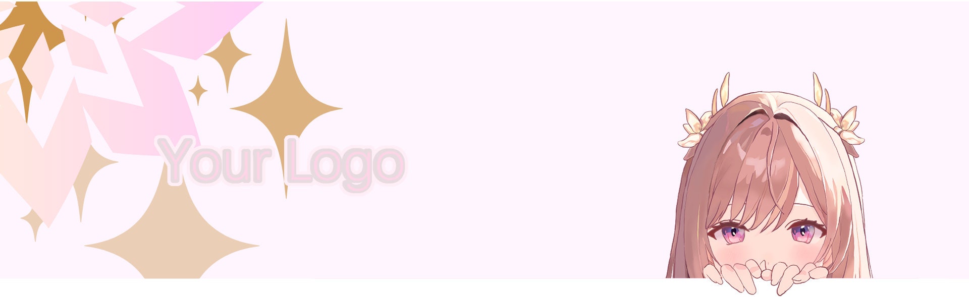 Custom Vtuber Banner for Twitch, Twitter or Youtube, Anime Style - Etsy