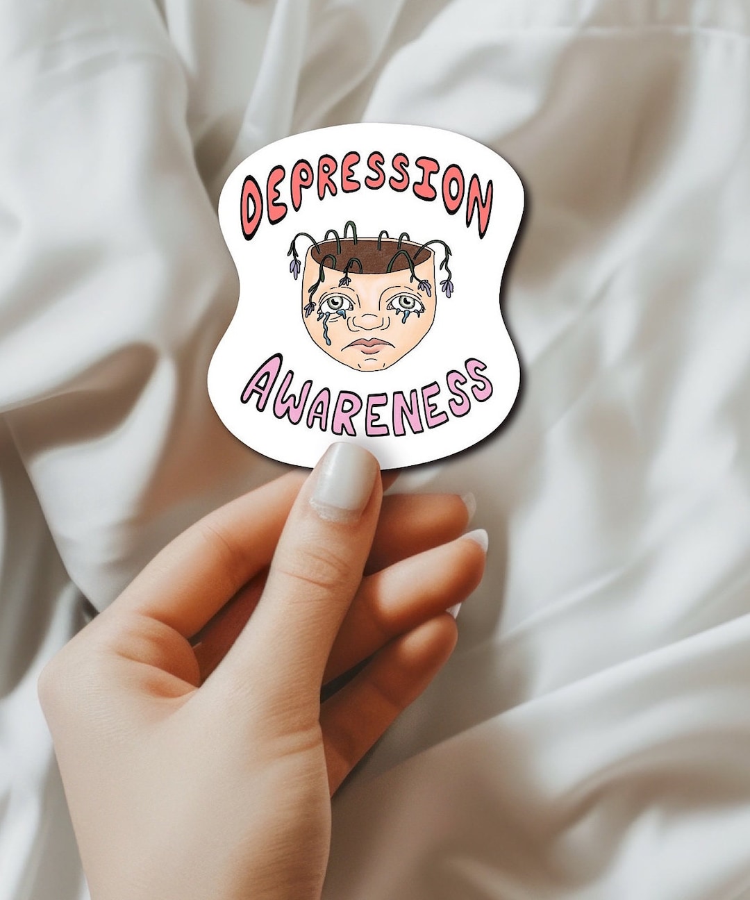 Depression Awareness Sticker , Depression Sticker , Mental Health ...