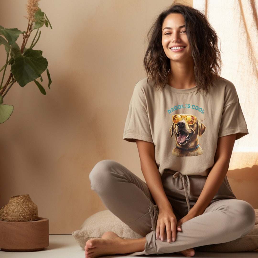 Drool is Cool Labrador Retriever Dog T-shirt Funny Gift for - Etsy