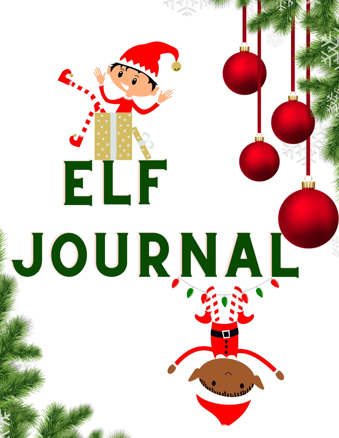 Elf Journal printable - Etsy