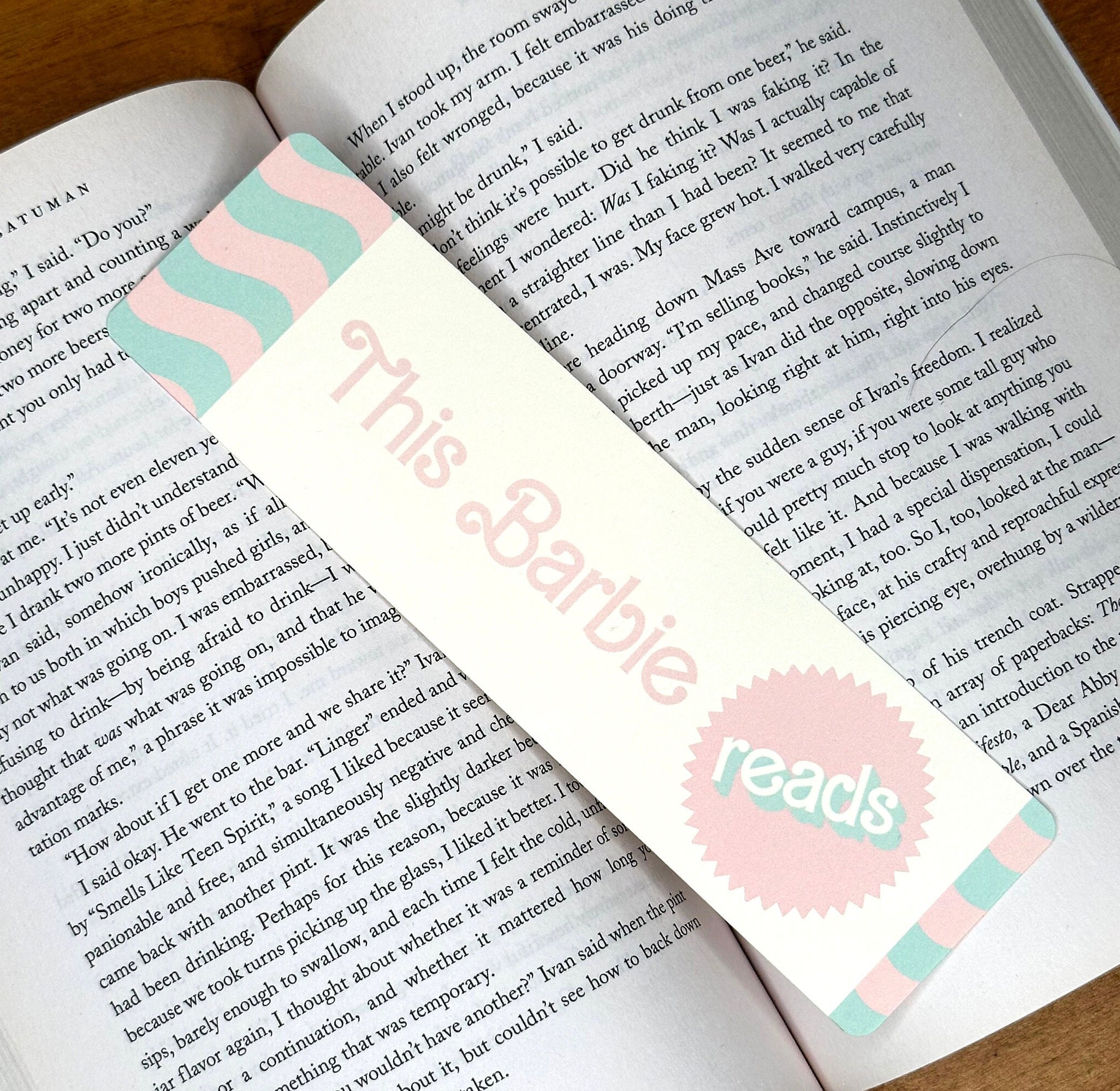 Barbie 4 Bookmark Set This Barbie Reads, My Job is Just Books, This ...