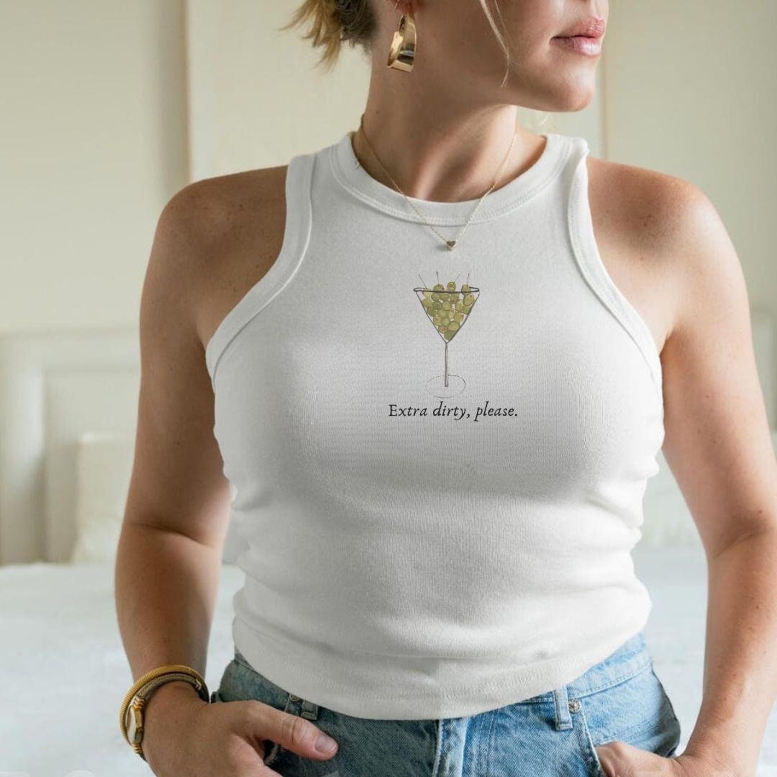 Martini Tank Top Extra Dirty Martini, Dirty Martini Top, Martini Lover ...