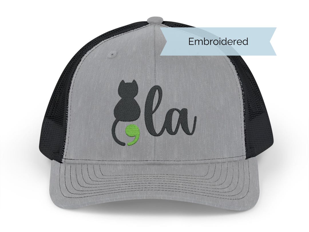 Comma La Embroidered Cap, Funny Cat Ladies Kama-la Baseball Hat, Brat ...
