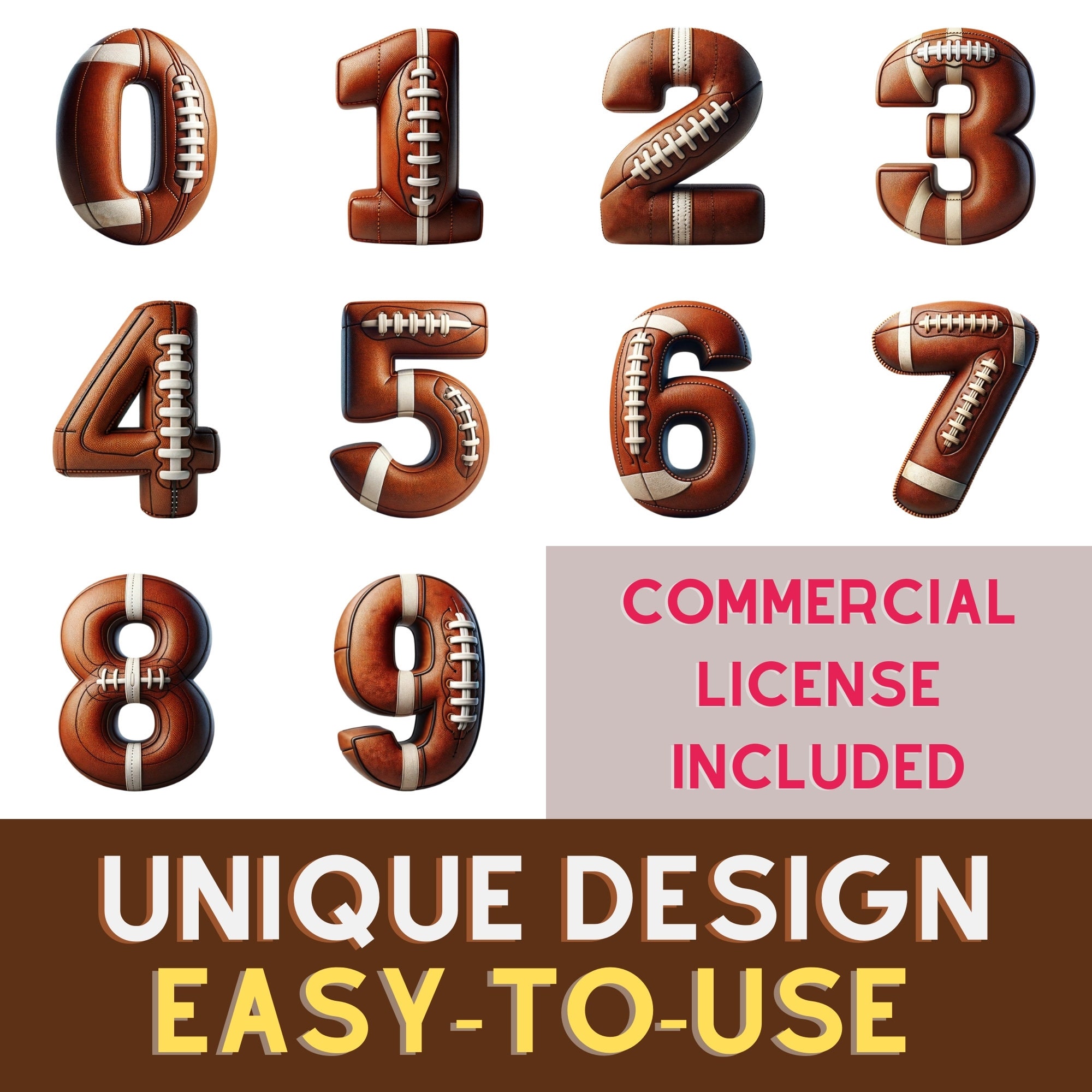 American Football Alphabet PNG: Sporty Letters (digital Download) - Etsy