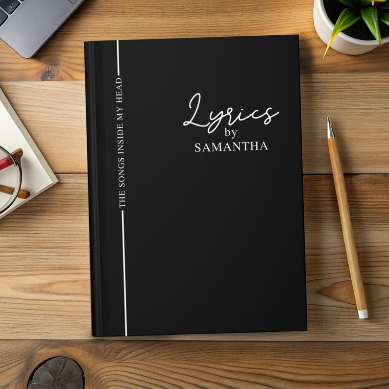 Songs Inside My Head Notebook Musician Lyrics Journal Custom Songwriter ...