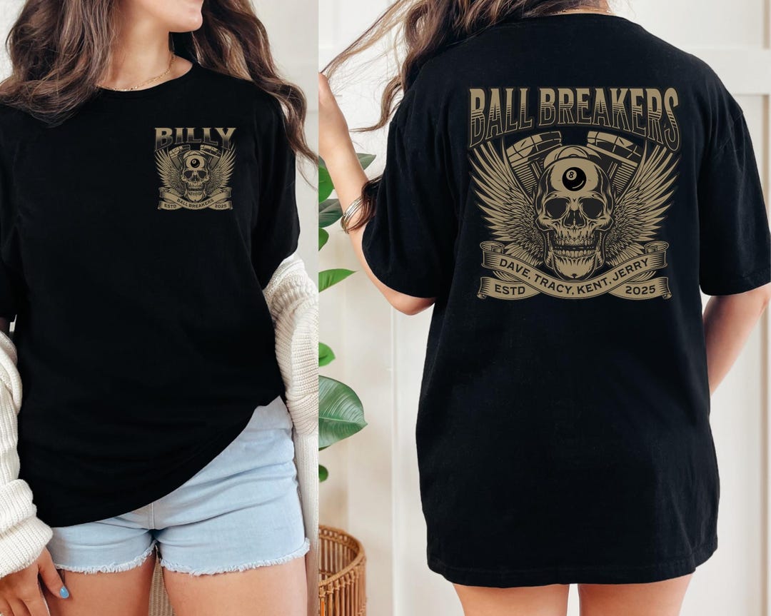 Custom Pool League Team Shirts, Billiards T-shirt, Team Shirt for Pool ...