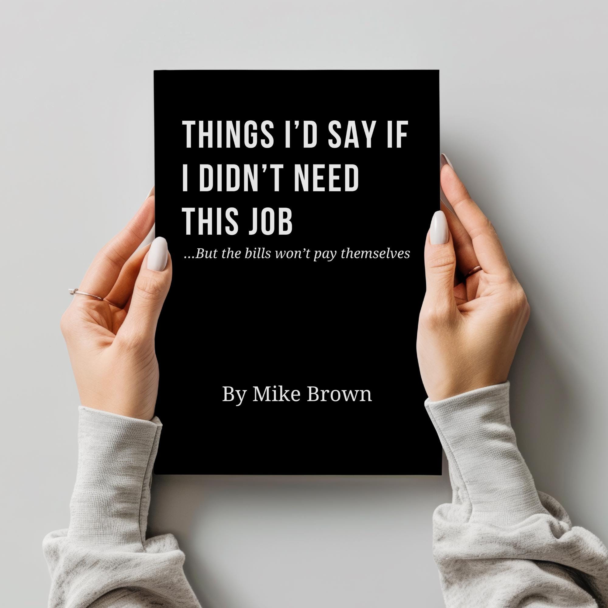 Funny Work Journal, Personalized Sarcastic Notebook, Sassy Gag Gift ...