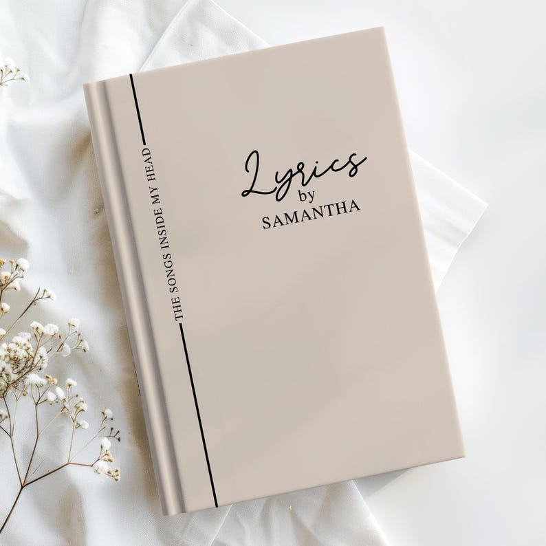 Songs Inside My Head Notebook Musician Lyrics Journal Custom Songwriter ...