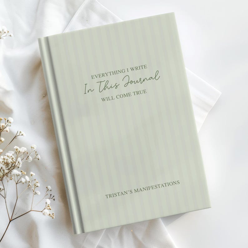 Custom Name Manifestation Journal Book Personalized 2026 Manifesting ...