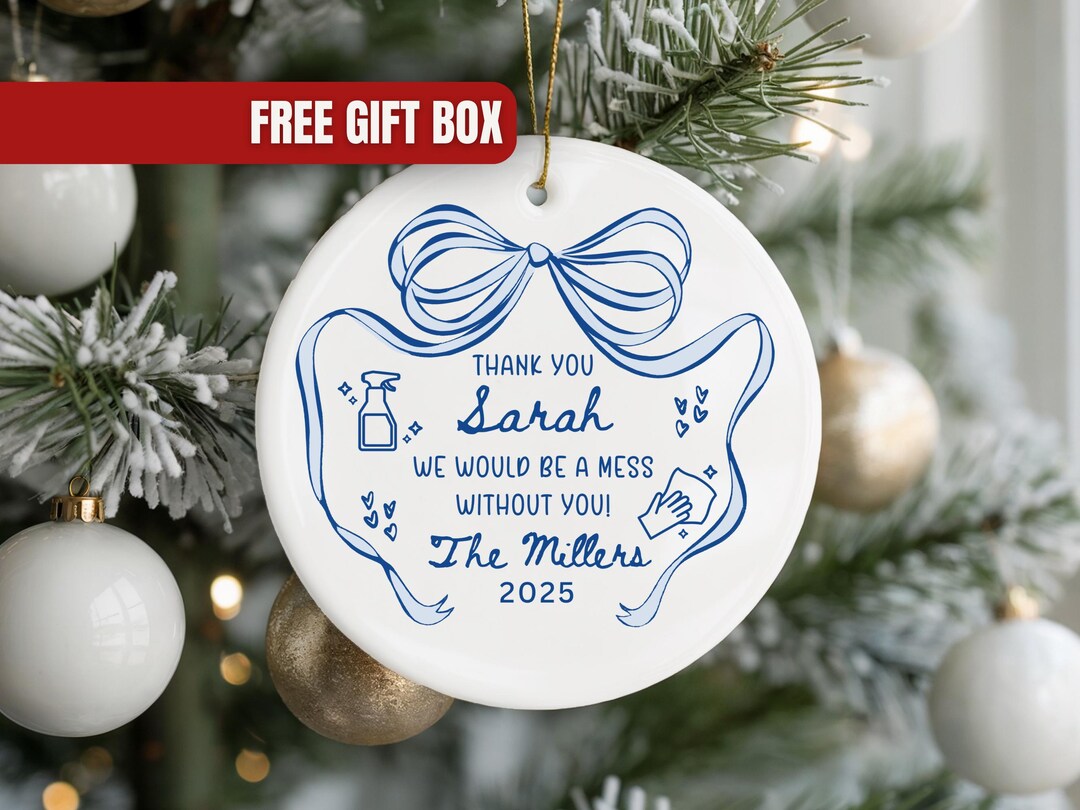 Housekeeper Christmas Gift, Appreciation Keepsake for Housekeeper ...