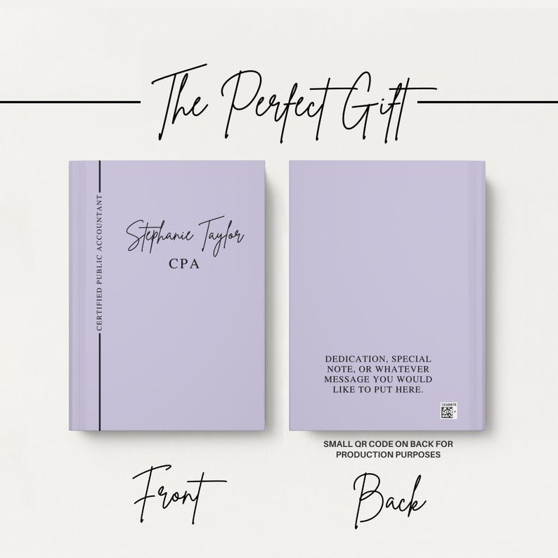 CPA Exam Pass Gift Journal, Personalized Accountant Thank You Gift, New ...