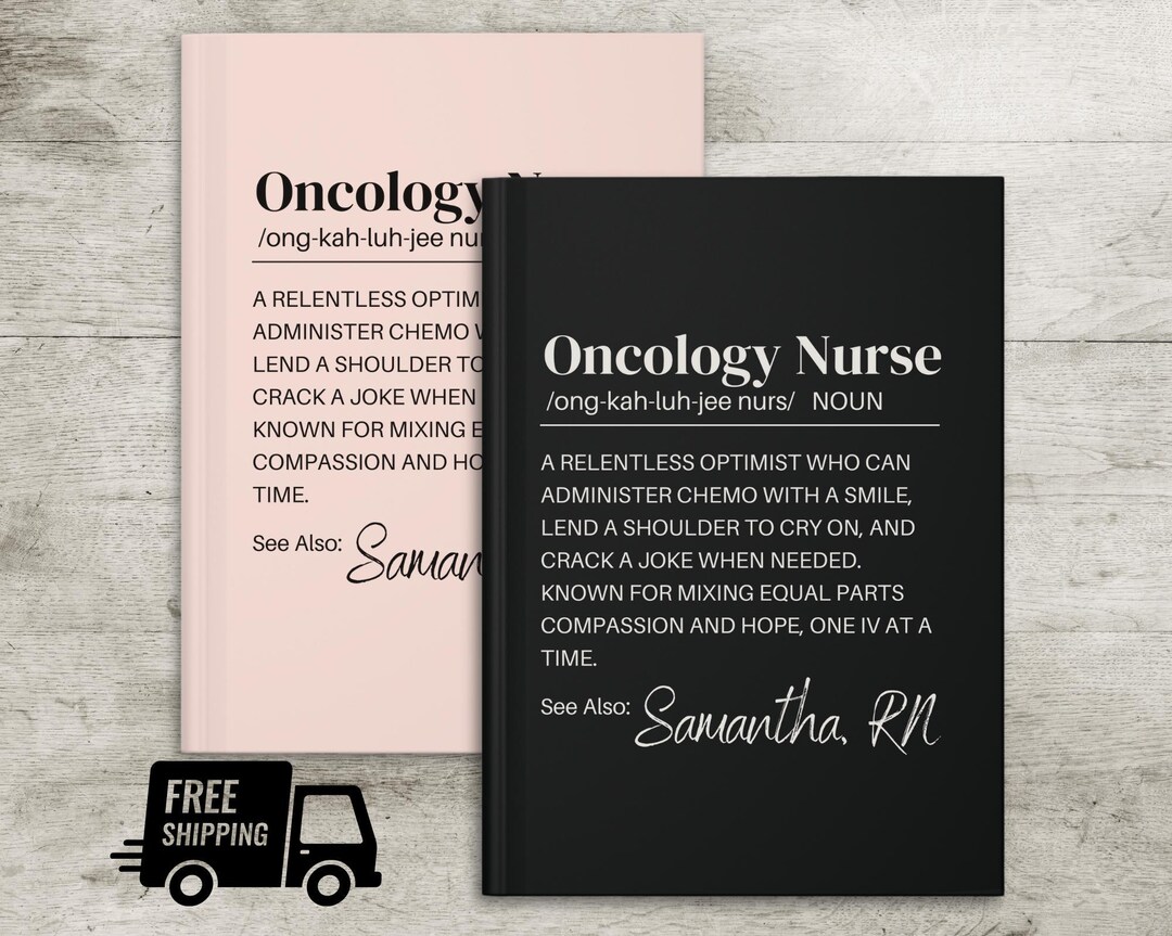 Custom Oncology Nurse Journal, Cancer Care Nurse Appreciation Gifts ...
