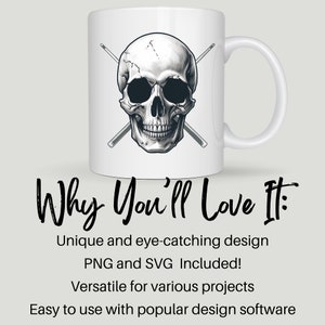 Billiards Skull SVG PNG | Pool Skeleton Head With Cue Sticks | Snooker ...