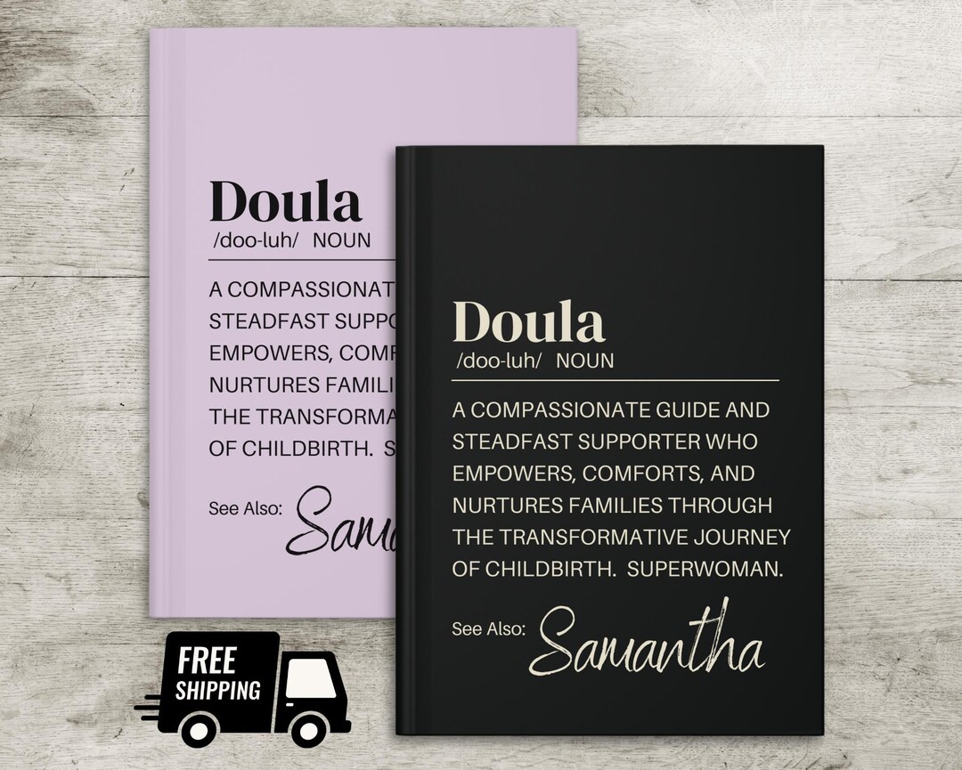 Custom Doula Journal, Doula Appreciation Gifts, Birth Worker Gift, Gift ...