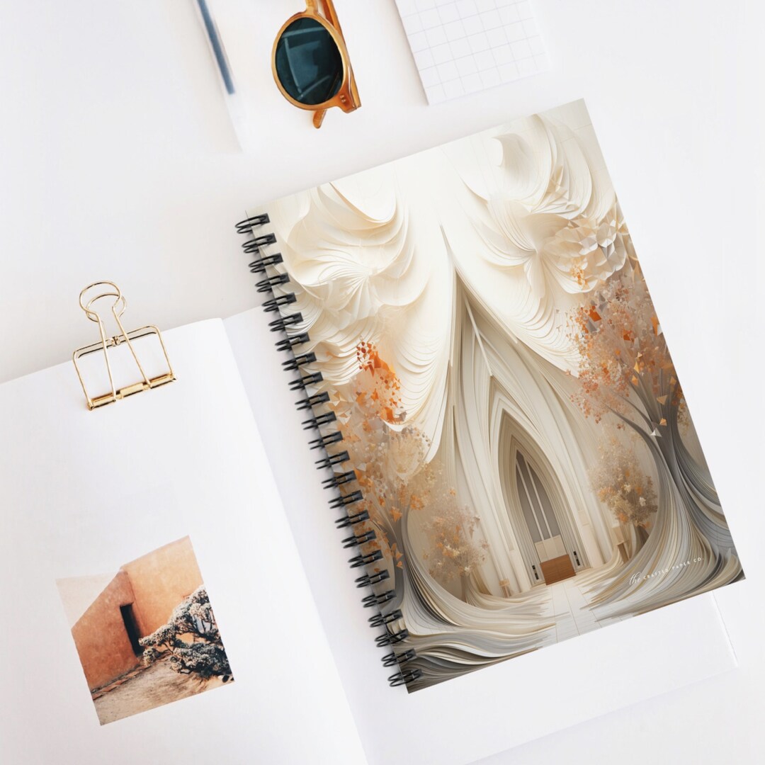 Aesthetic Wedding Chapel Notebook, Bridesmaid Gift - Etsy