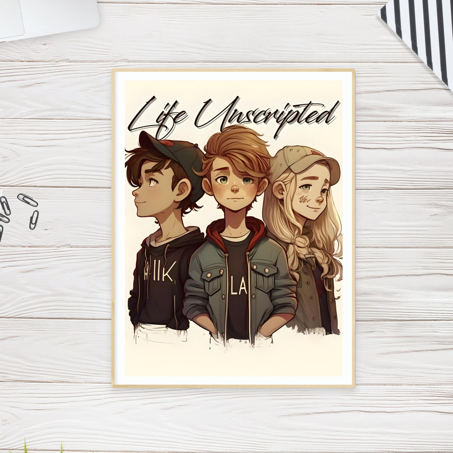 Life Unscripted Wall Art Poster - Etsy