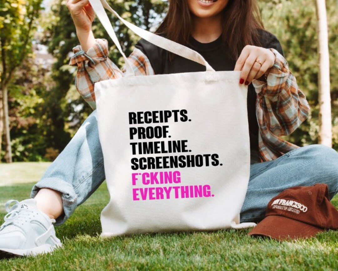 RHOSLC Tote Bag | Receipts Proof Timeline Screenshots | Real Housewives ...