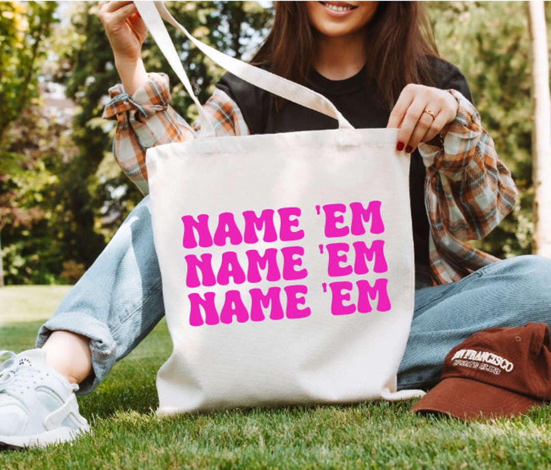 RHOBH Name Em Tote Bag, Real Housewives Tote Bag, Bravo Fan Gift, Bravo ...