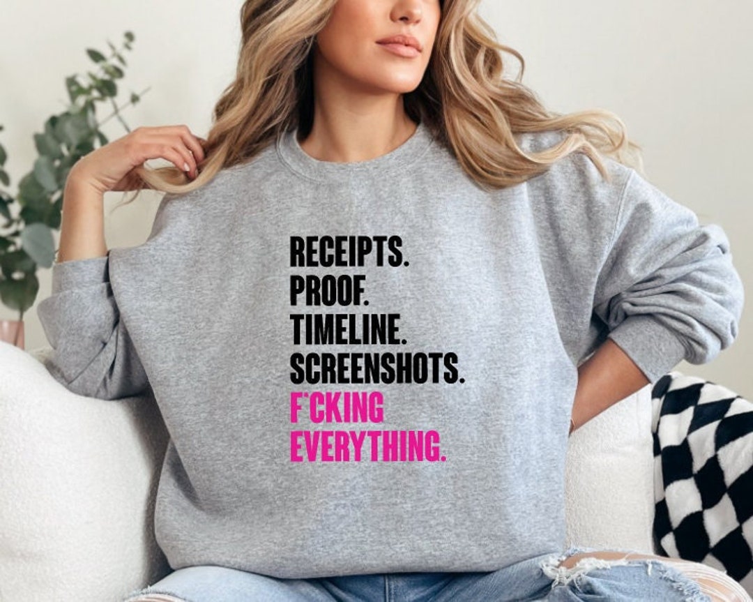 RHOSLC Receipts Proof Timeline Screenshots Crewneck Real Housewives of ...